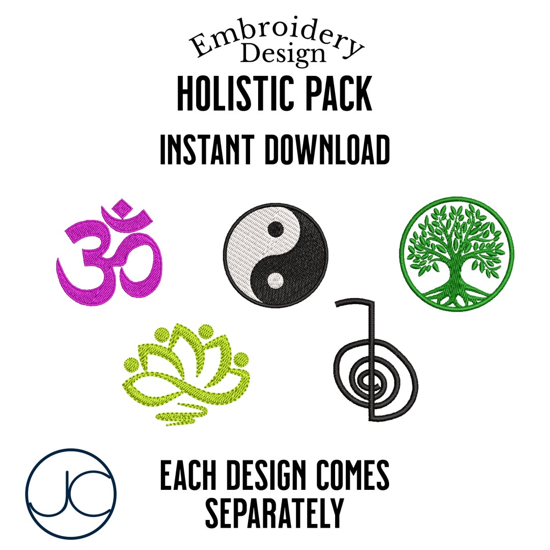 Holistic Pack Embroidery Design for Embroidery Machine. Holistics ...