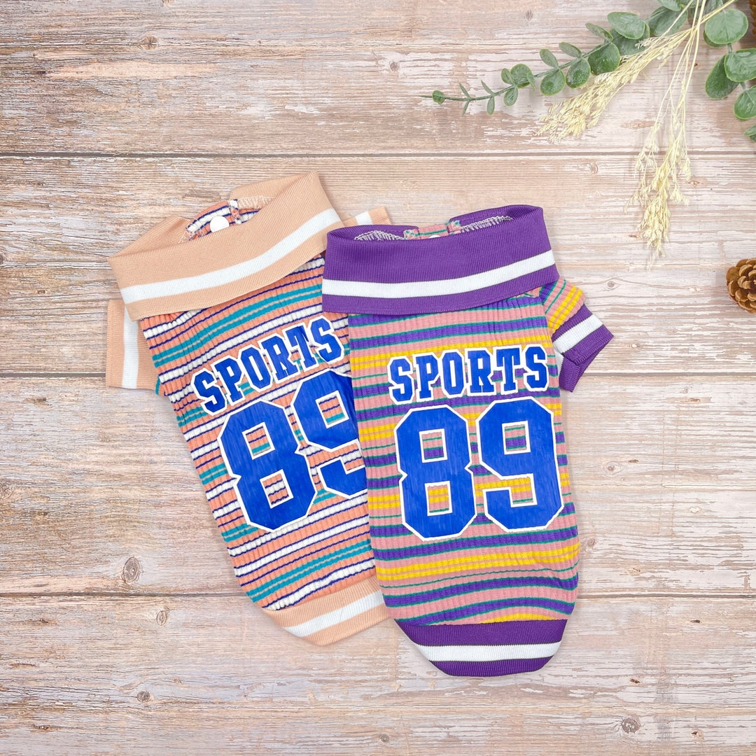 Striped Dog Polo Shirt | Dog Tee T-shirt | Cute Soft Pet Clothes | Dog ...