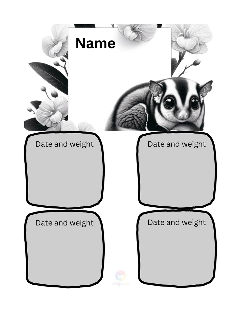 UPDATED! Sweet Weights: Sugar Glider Weight Journey - Etsy