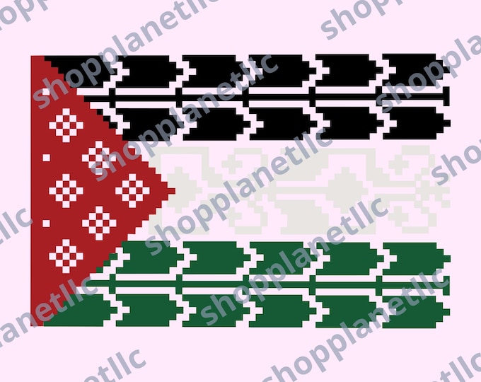 Palestinian Kufiyah Clean Patterns- High Resolution- Digital Files-jpg ...