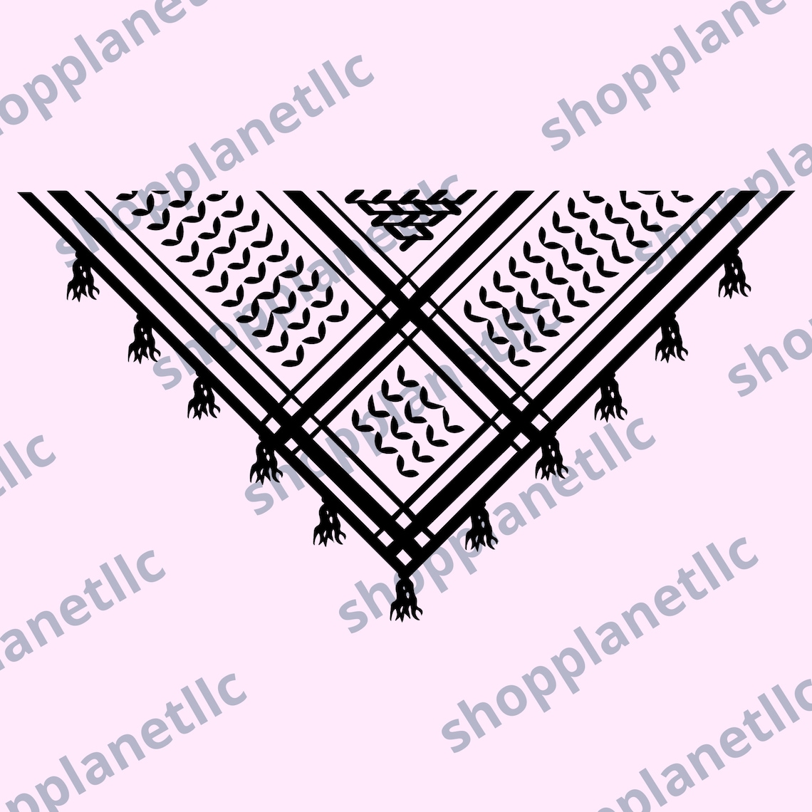 Palestinian Kufiyah Png, Kufiyah Pattern Svg/png/jpg/pdf, Kufiyah ...