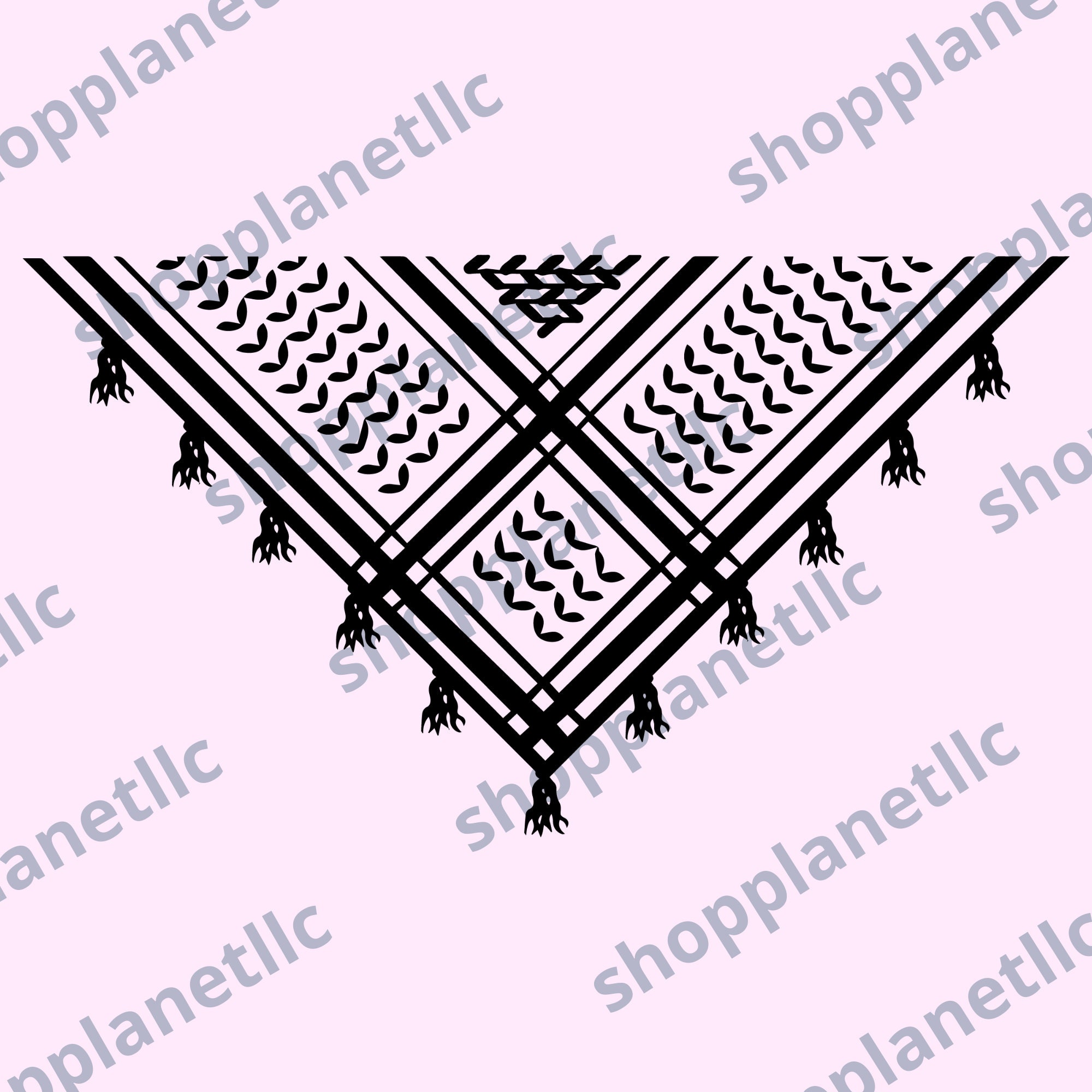 Palestinian Kufiyah Png, Kufiyah Pattern Svg/png/jpg/pdf, Kufiyah ...