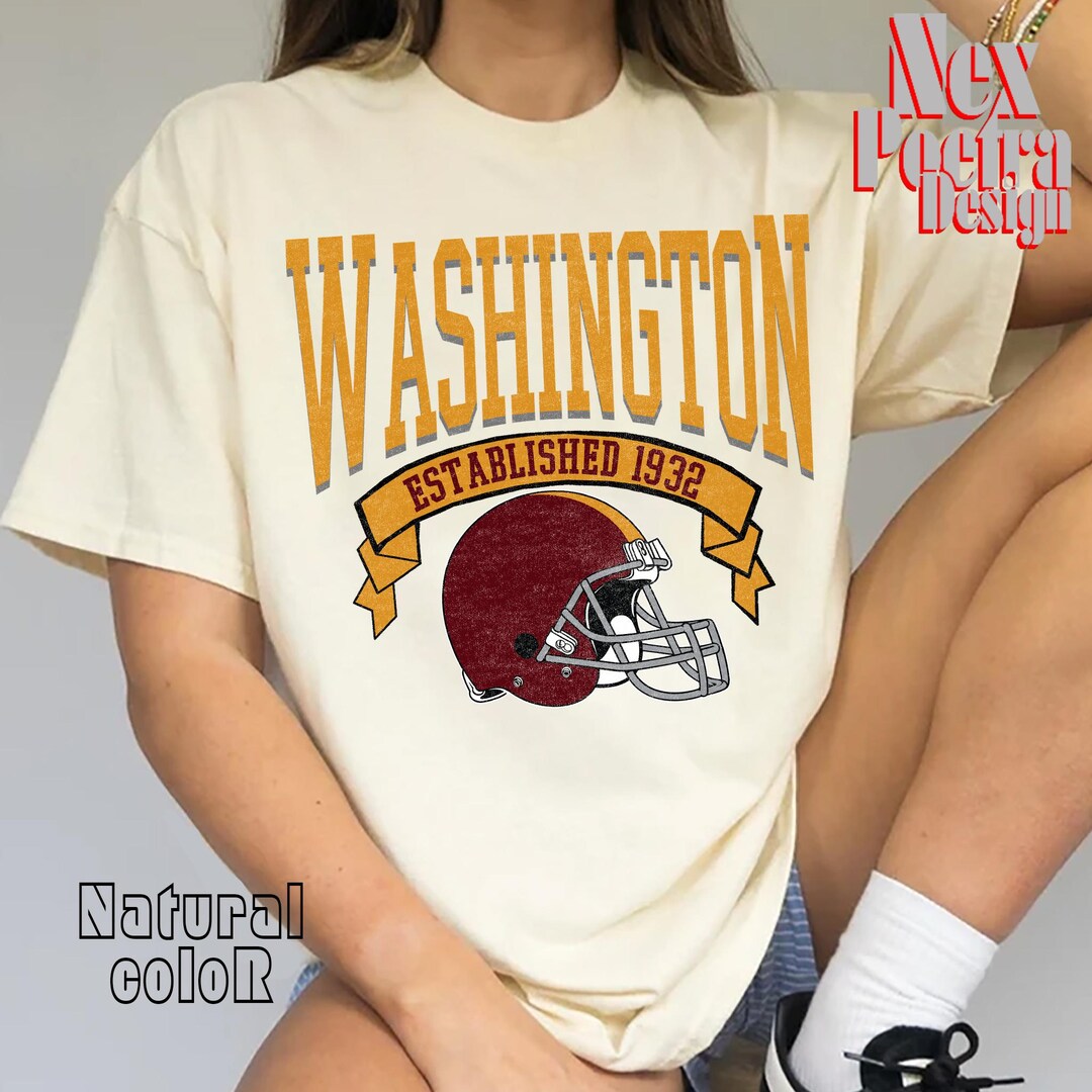 Washington Football Vintage Style T-shirt, Washington Commander Shirt ...