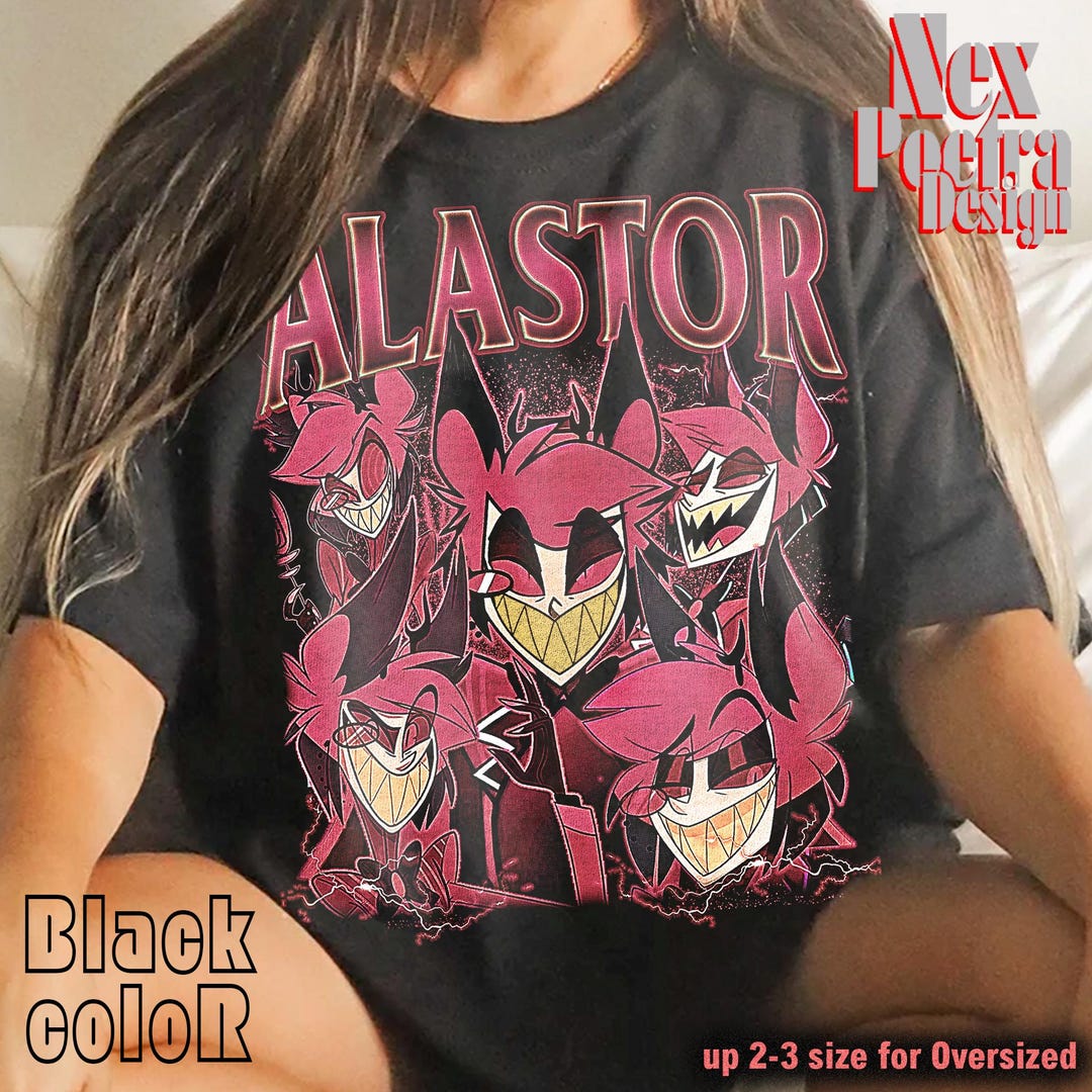 ALASTOR HAZBIN HOTEL Shirt, Alastor Hartfelt Custom T-shirt, Journey to ...