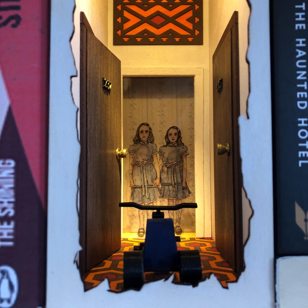 King Book Nook the Shining Horror Book Nook Shelf Insert Bookshelf ...