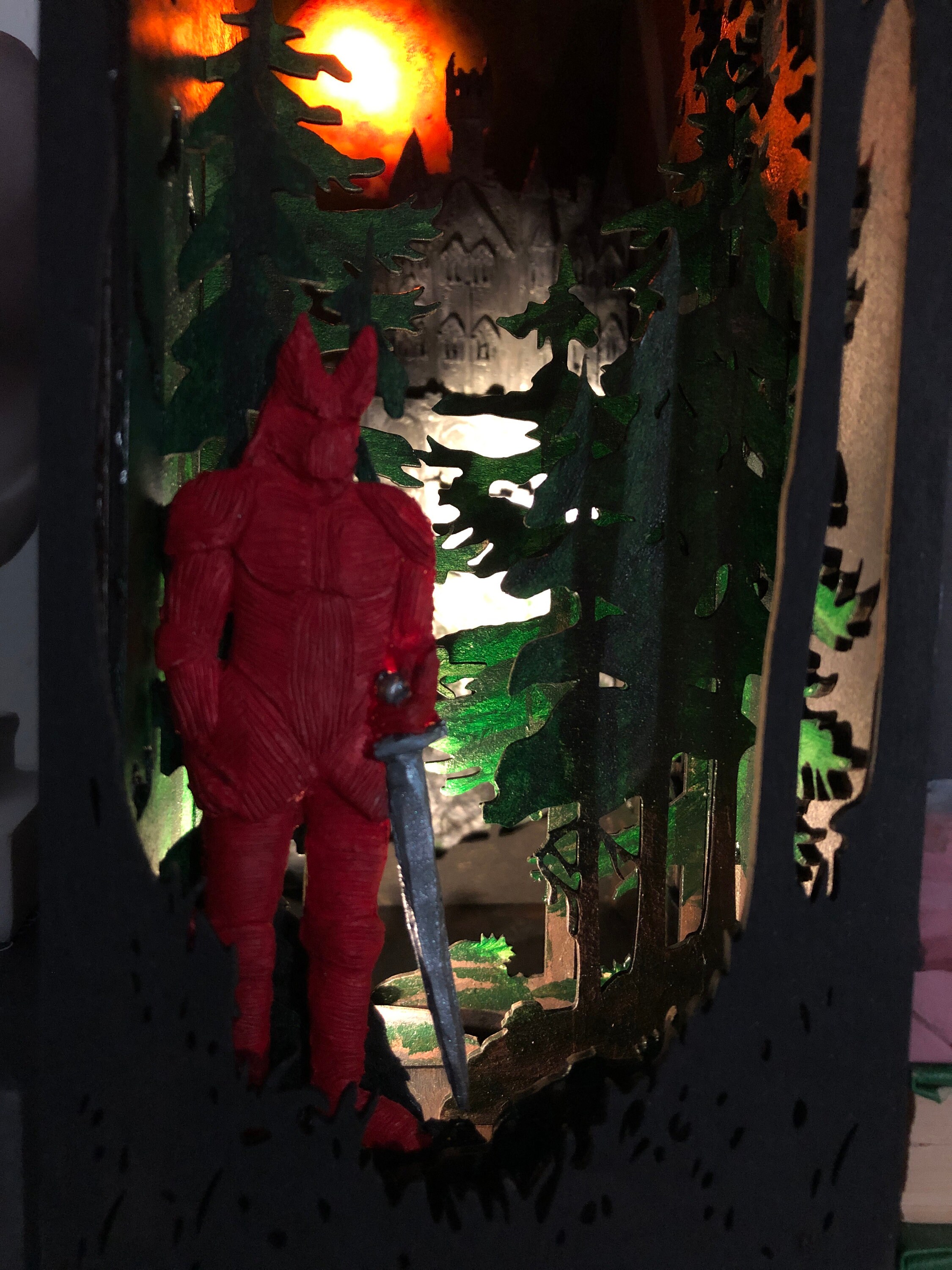 Dracula Castle Book Nook Shelf Insert Bookshelf Diorama Horror Movie ...