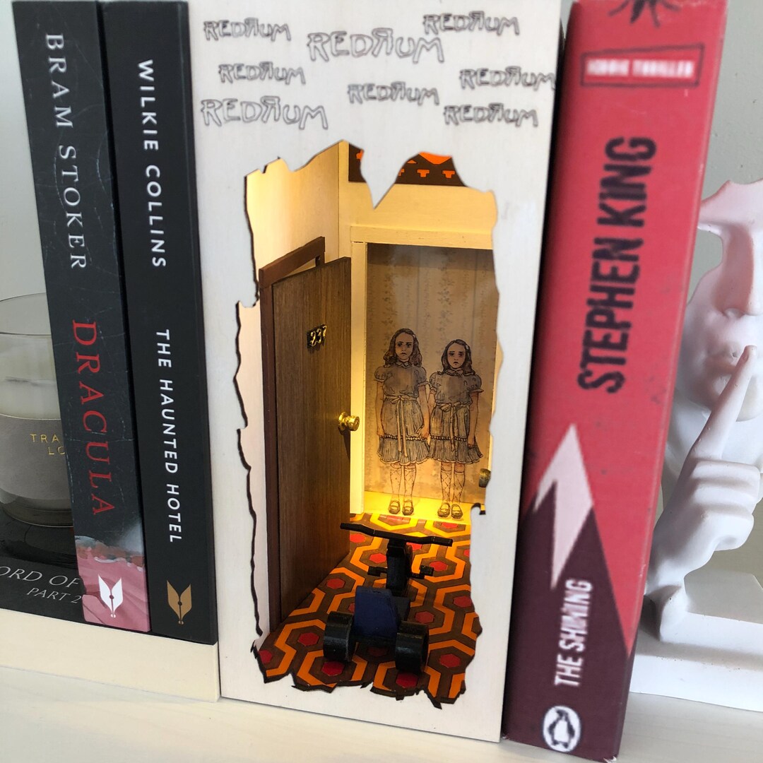 King Book Nook the Shining Horror Book Nook Shelf Insert Bookshelf ...