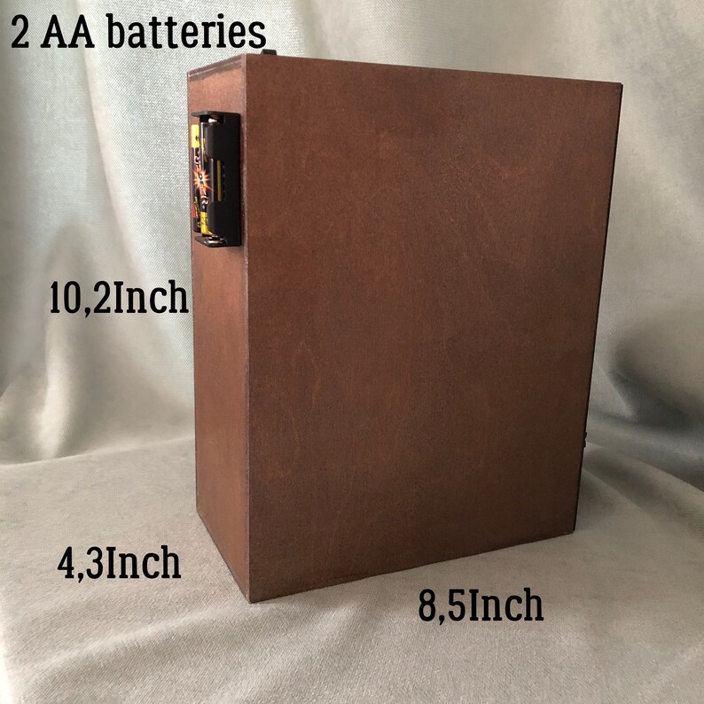 Book Nook Haunted House Bookshelf Insert With Led Ghost Figurine in Hat ...