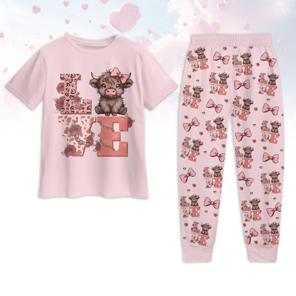 Highland Cow Pajamas - Etsy UK
