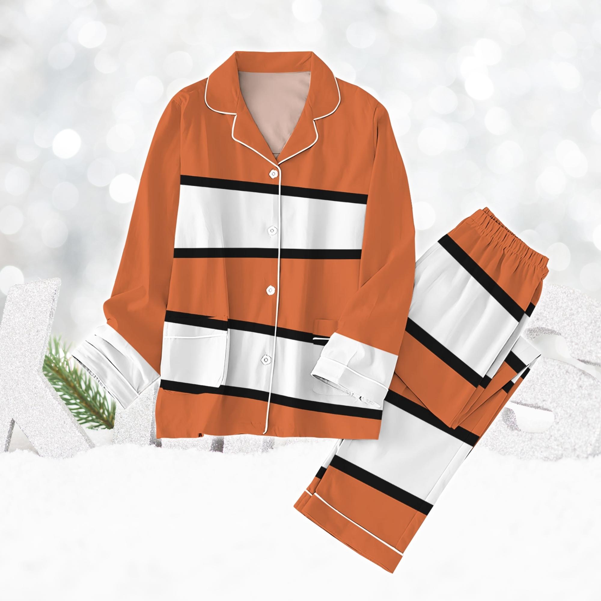 Finding Nemo Costume Pajamas Set, Nemo Fish Cosplay Pajamas, Clown Fish ...