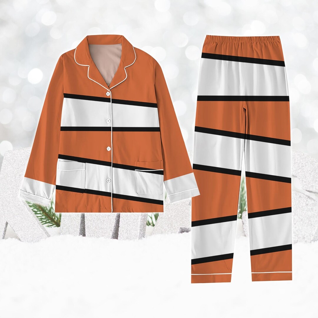 Finding Nemo Costume Pajamas Set, Nemo Fish Cosplay Pajamas, Clown Fish ...
