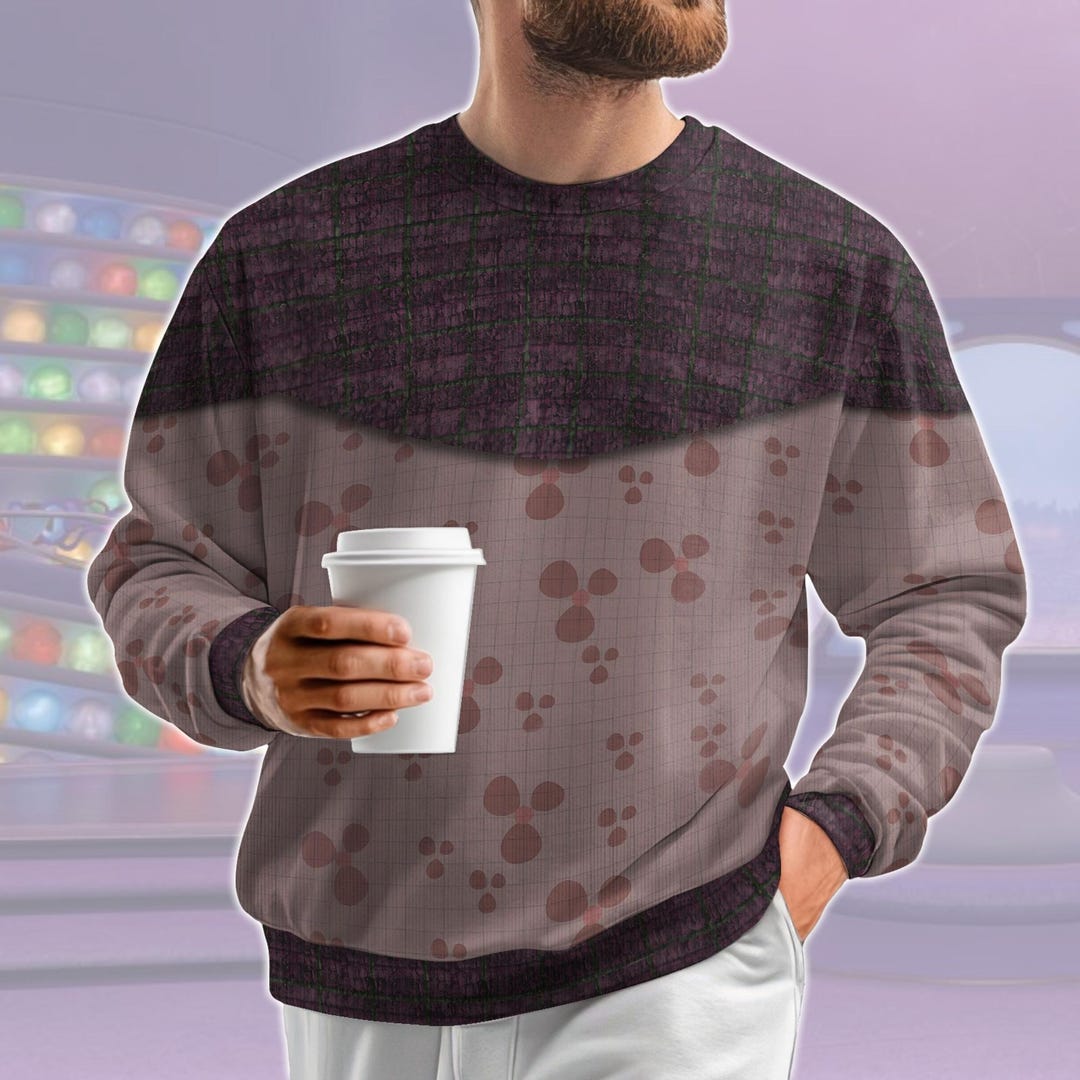 Inside Out Nostalgia Cosplay Ugly Sweater, Inside Out Emotions Xmas ...