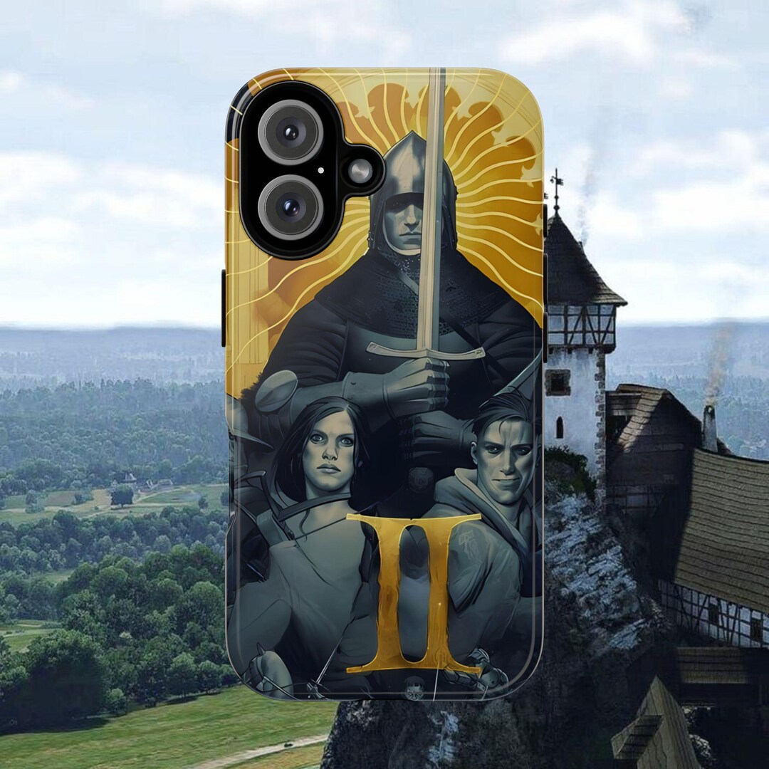 Medieval Fantasy Battle Themed Phone Case, Quality Glossy Finished ...