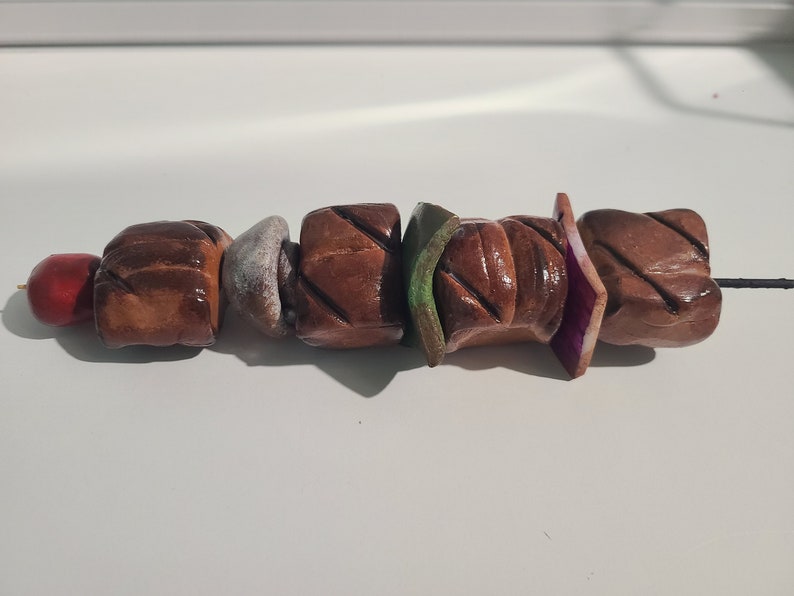 Fake/faux Kabobs With Corn on the Cob, Summer BBQ, Summer Barbeque ...