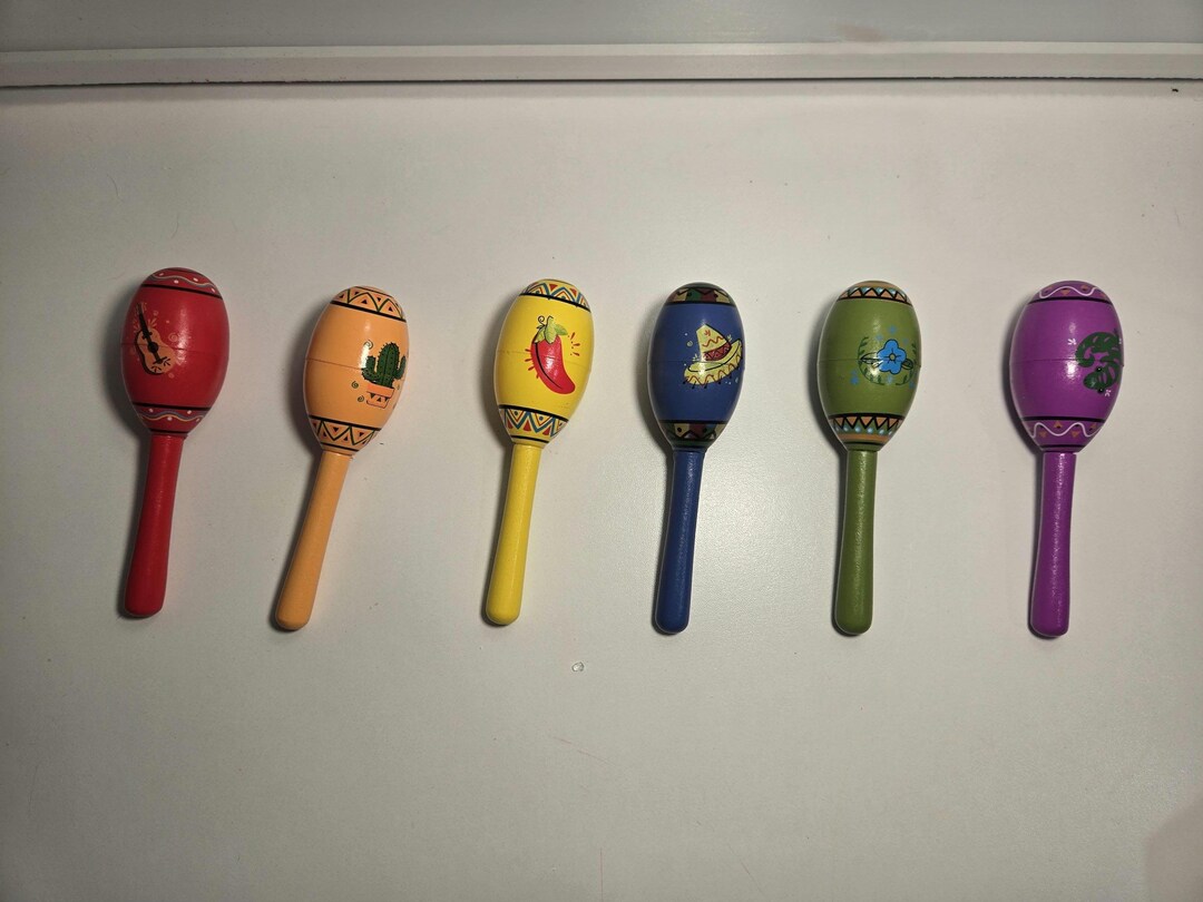 Miniature Wooden Maracas, Cinco De Mayo Decor, Tiered Tray - Etsy