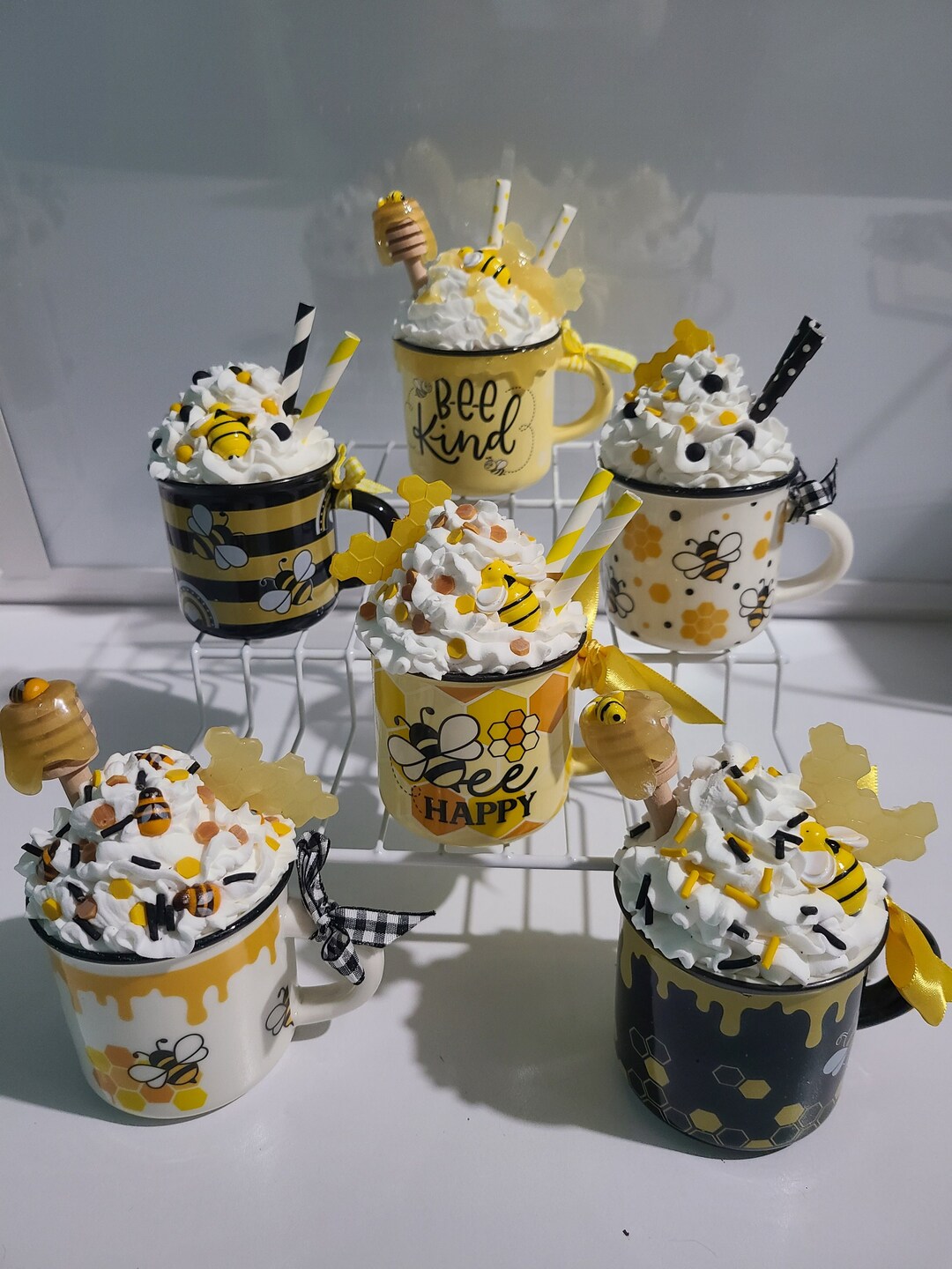 Miniature Honey Bee Mug - Etsy