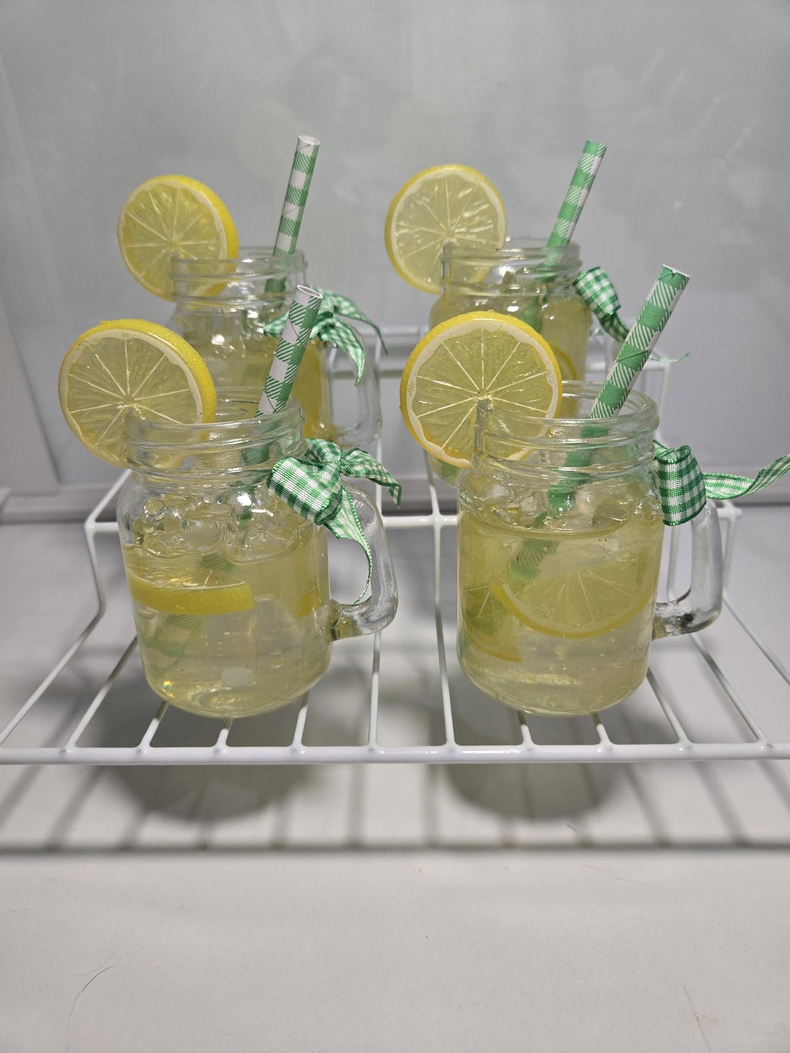Fake/faux Miniature Lemonade, Lemon Decor, Summer Decor, Farmhouse ...