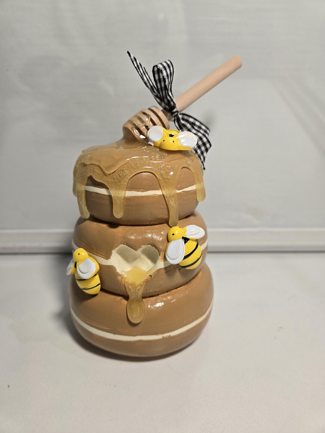 Fake Donut Honey Bee Hive, Tiered Tray - Etsy