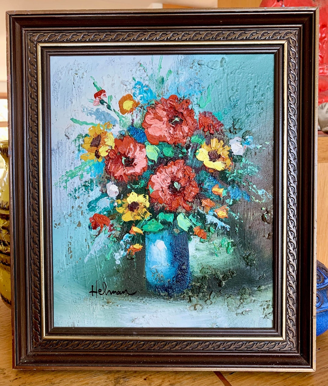 RARE Original Signed Helman Oil Painting - Etsy