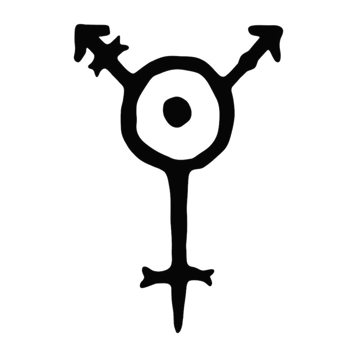 Trans Sigil | Transgender, Pride, Queer, Vinyl Sticker | 3x2" - Etsy
