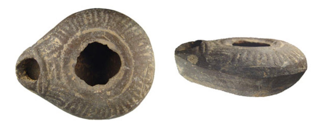 Genuine and Original, Ancient Oil Lamp 1st Century Jewish Clay Oil Lamp ...