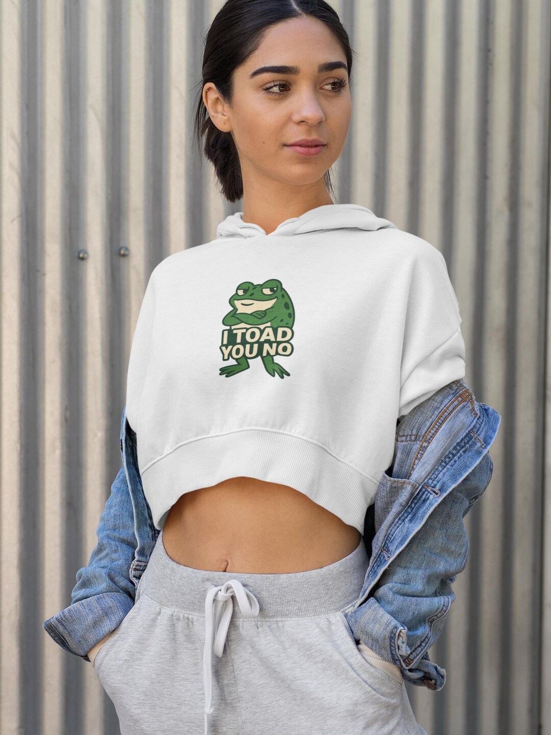 I Toad You No Frog Hoodie | Funny Toad Saying - Etsy