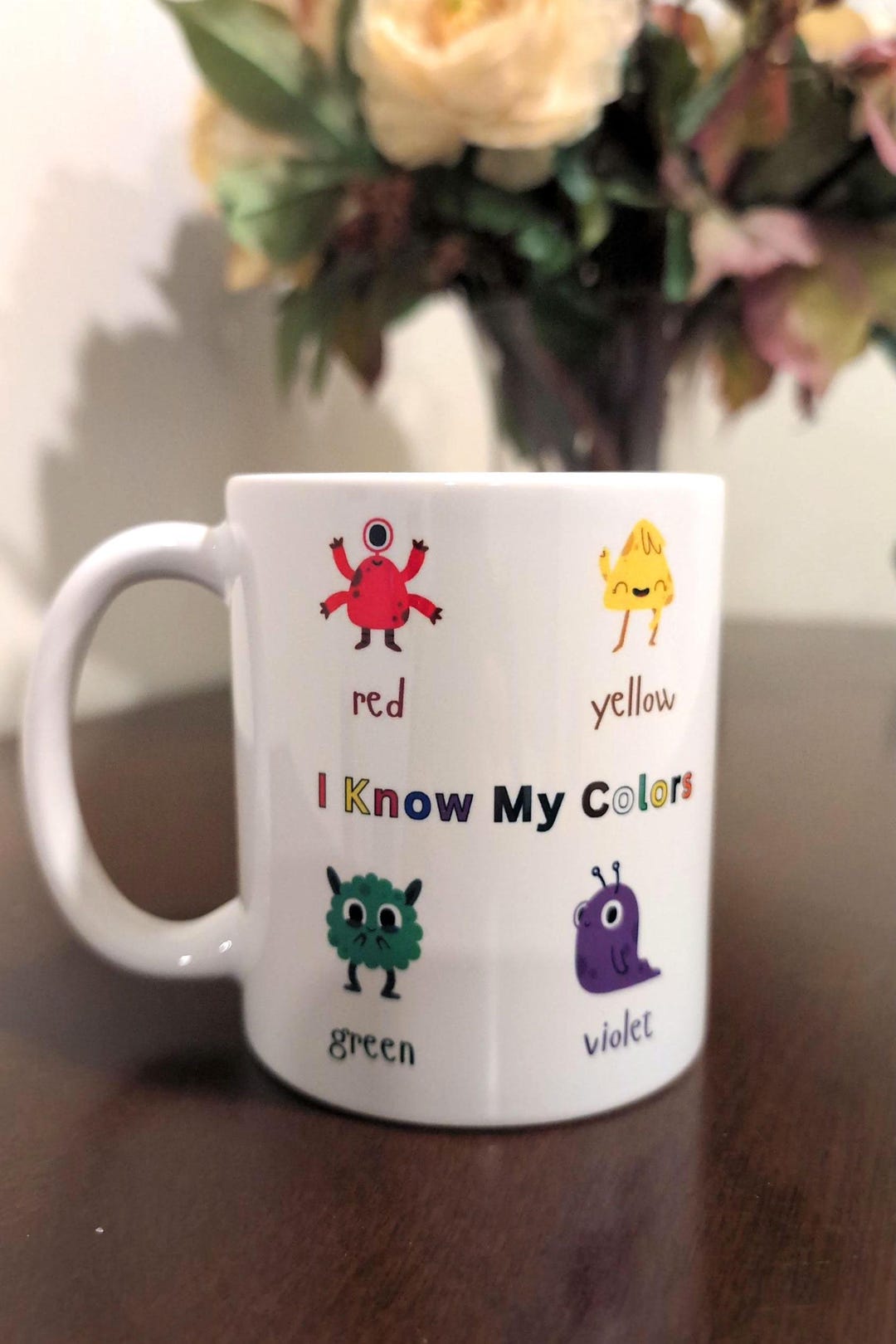 Colors Learning Mug: Fun Educational Gift for Kids - Etsy