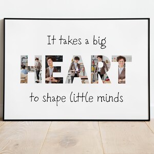 Teacher Photo Collage Template, Custom, Preschool Teacher Gift ...