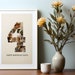 Number 4 Photo Collage Template, 4th Birthday Poster, Photo Milestone ...