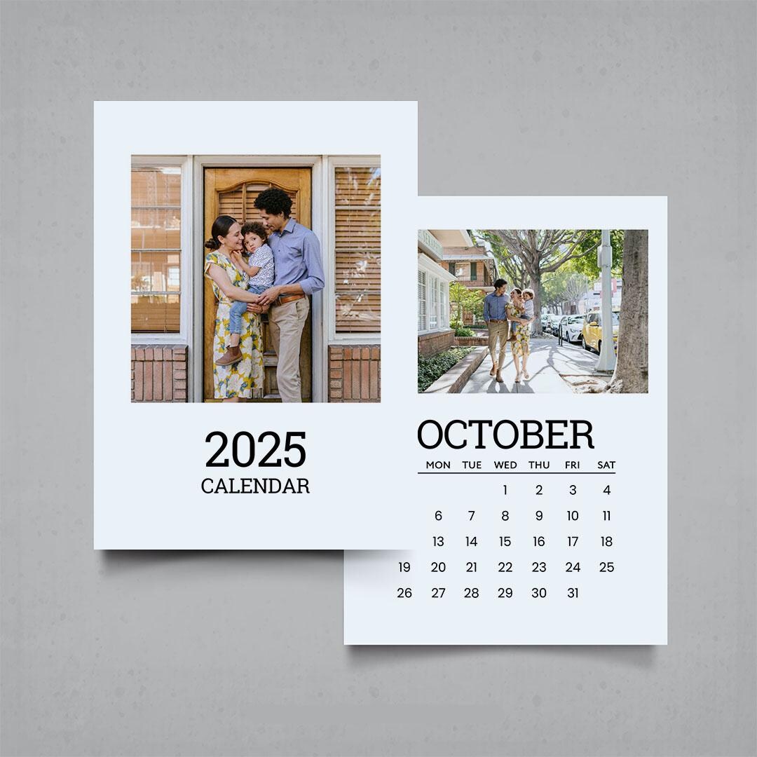 Editable Photo Calendar 2025, Photo Wall Calendar, Custom, Photo Gifts ...