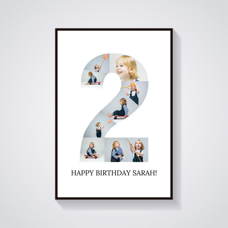 2nd Birthday Poster - Etsy