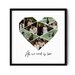 Heart Photo Collage Template, Personalized, Anniversary Gift, Canva ...