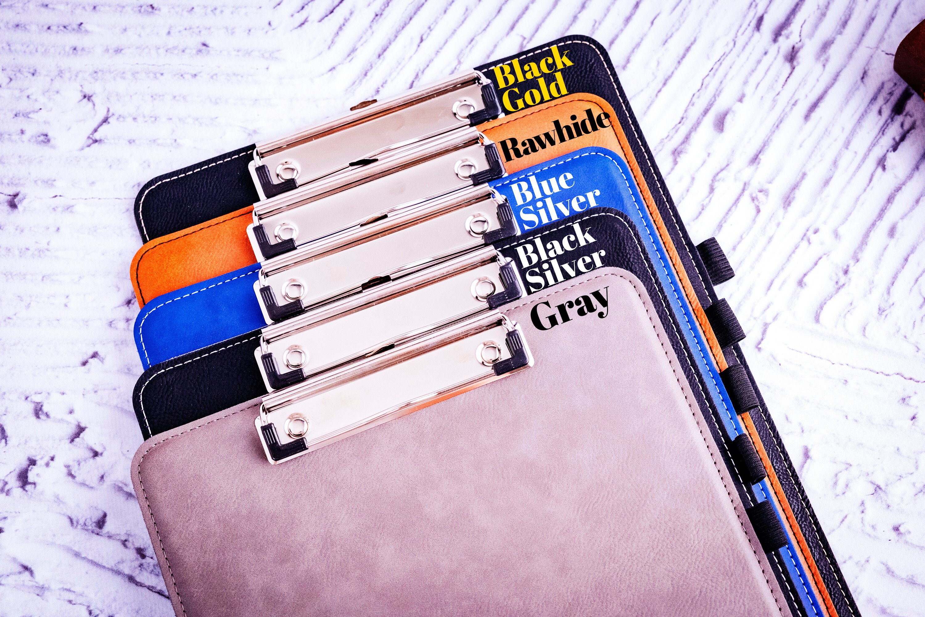 Personalized Leather Clipboard, Custom Business Logo Engraved ...