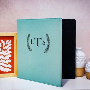 Personalized Leather 3 Ring Binder, Custom Engraved Binder, Office Gift ...