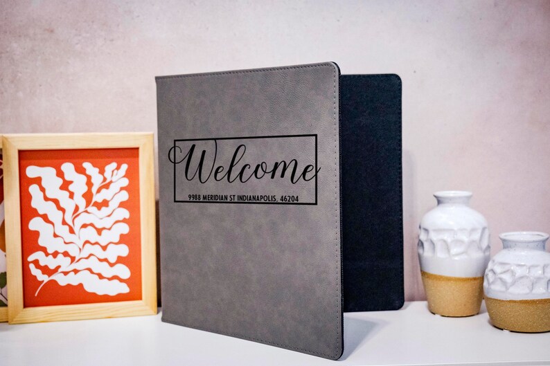 Rental Home Welcome Binder, Personalized Airbnb Binder, Guest ...