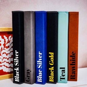 Personalized Leather 3 Ring Binder, Custom Engraved Binder, Office Gift ...