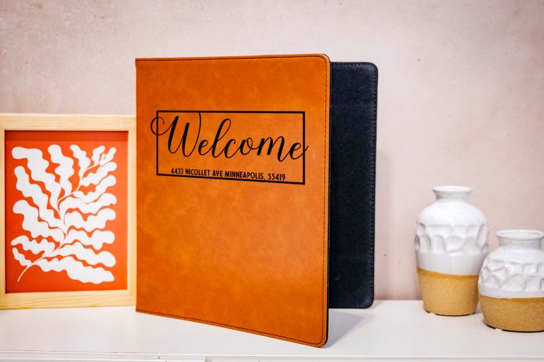 Rental Home Welcome Binder, Personalized Airbnb Binder, Guest ...