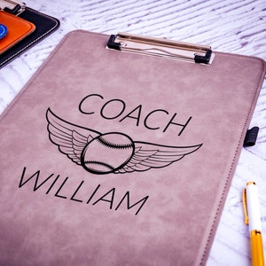 Customized Coach Clipboard, Gift for Basketball Coach, Engraved ...