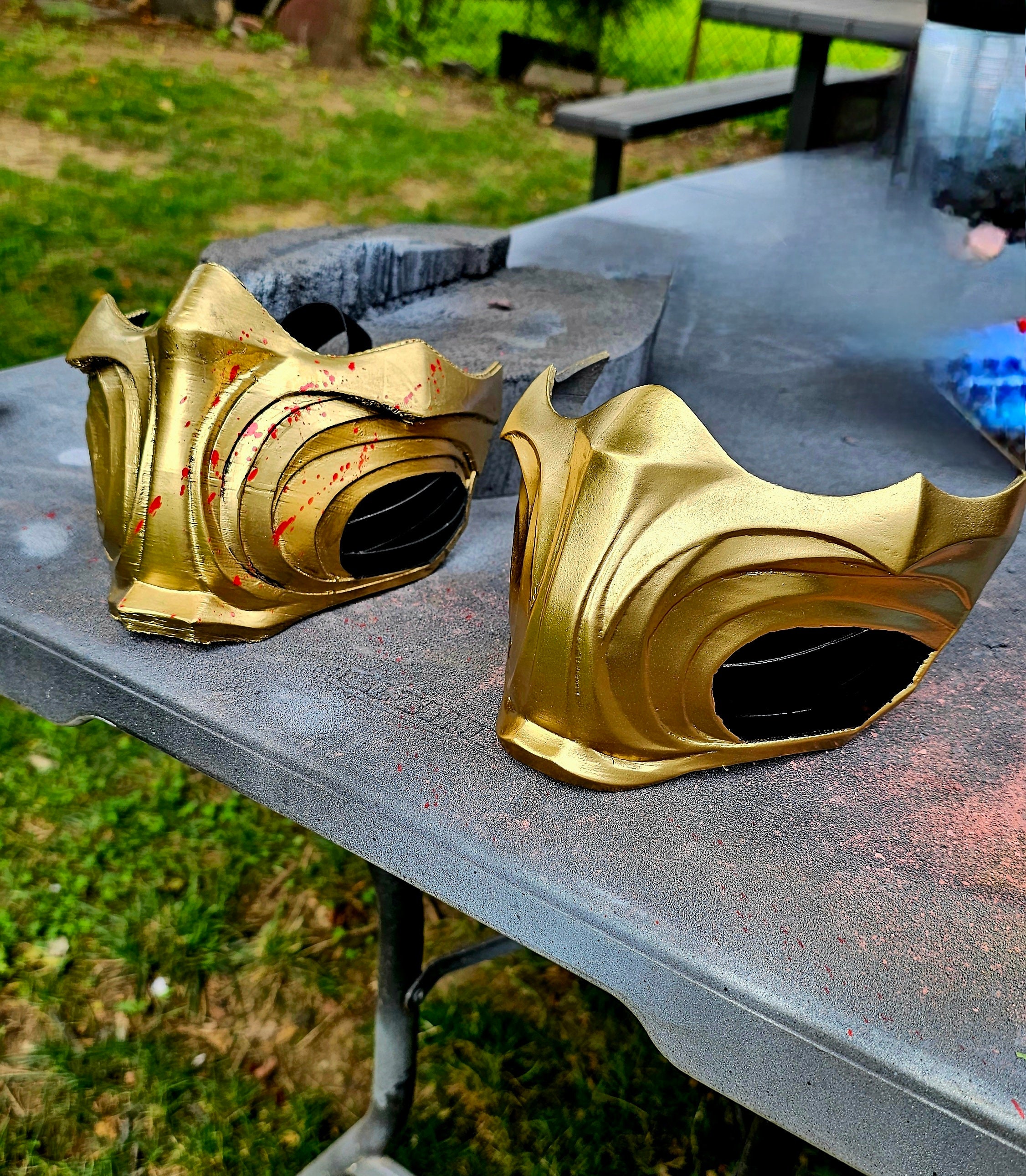MK 1 Scorpion Mask for Cosplay - Etsy