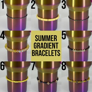 Stanley Cup Bracelets Summer Gradient - Etsy