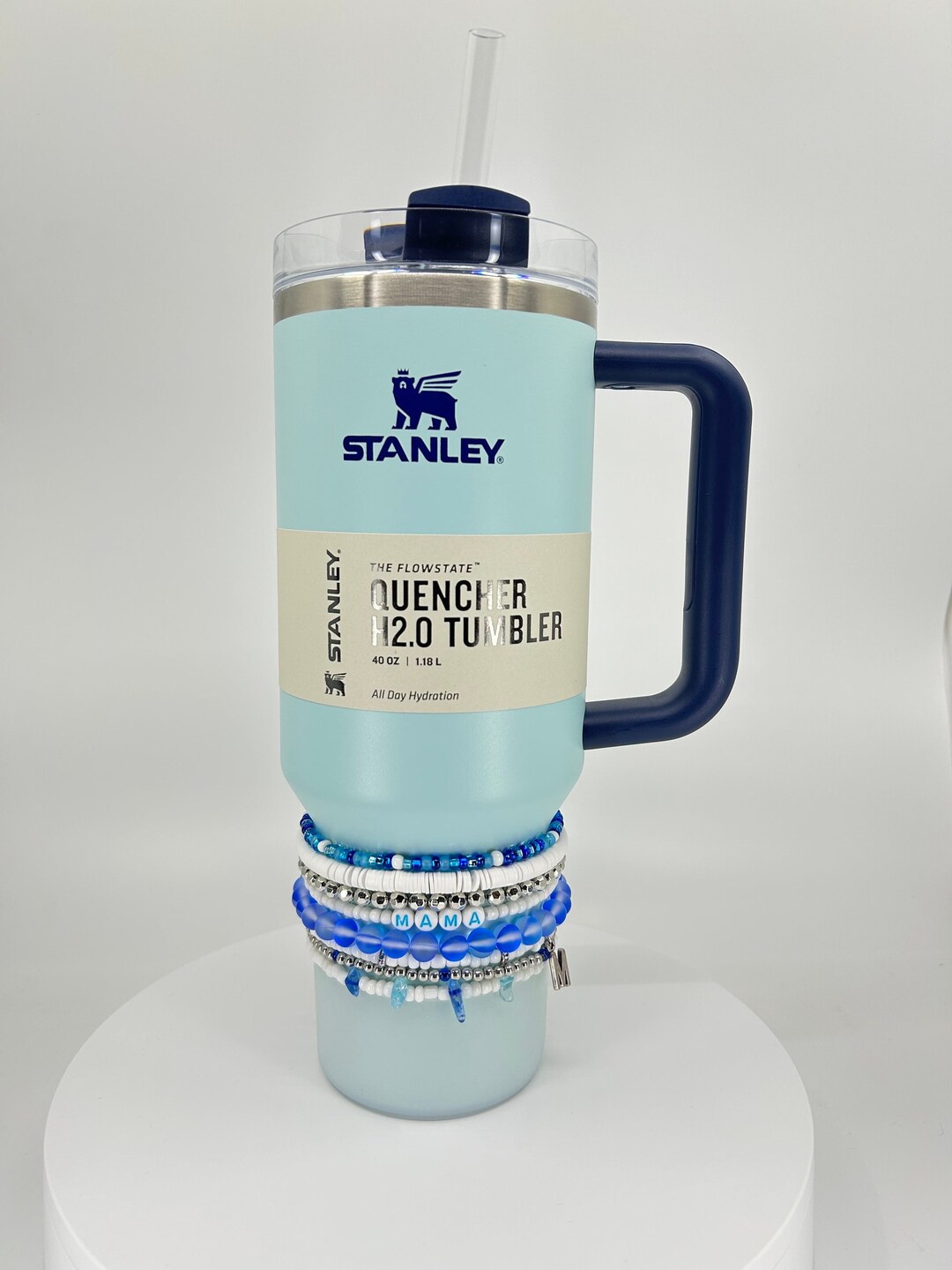 Stanley Cup Bracelets - Watercolor Blue - Etsy