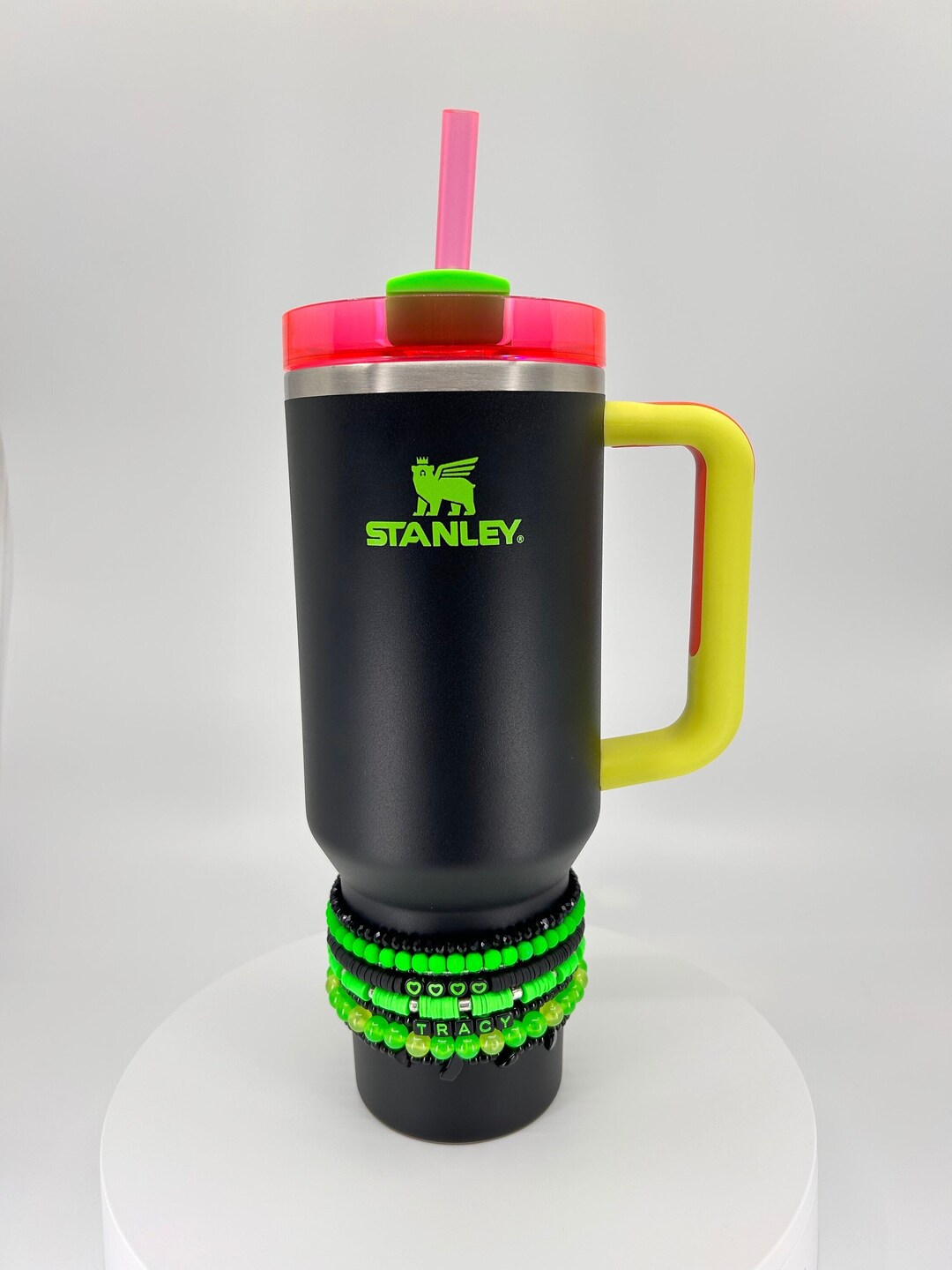 Stanley Cup Bracelets - Neon Green - Etsy