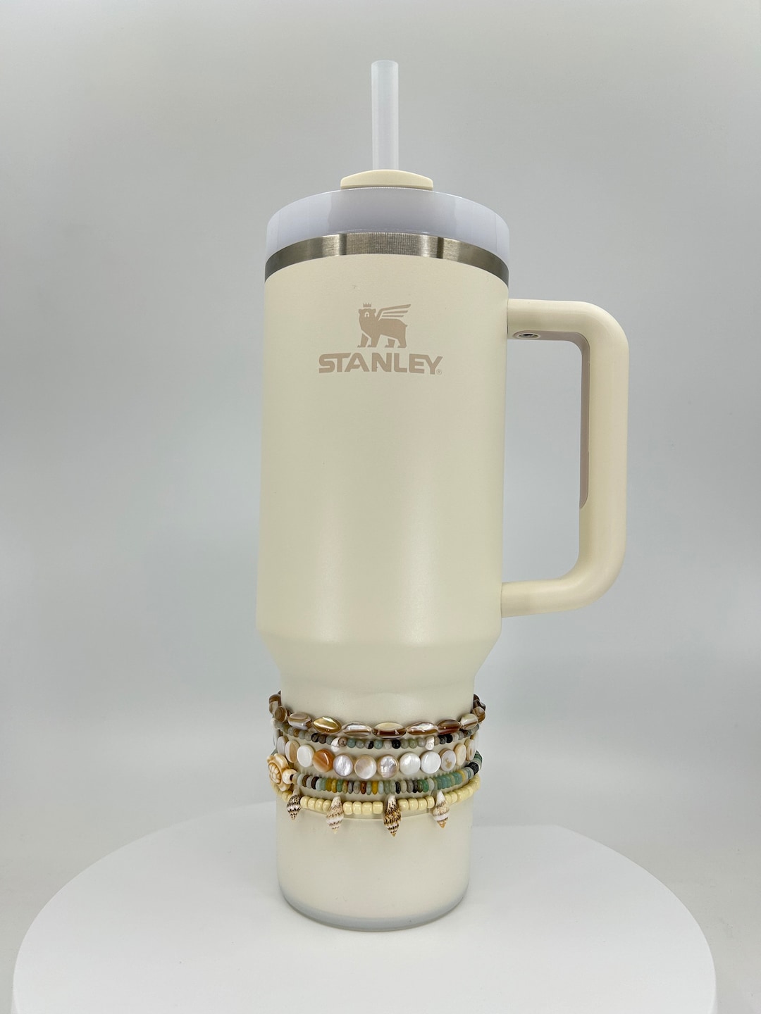 Stanley Cup Bracelets - Cream Beachy Theme - Etsy
