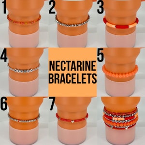 Stanley Cup Bracelets - Nectarine - Etsy