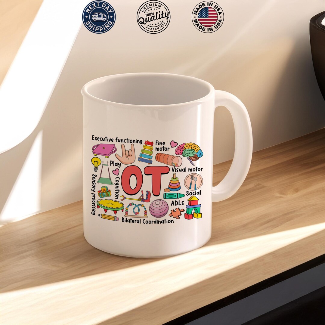 Occupational Therapy Mug, OT Assistant Mug, COTA Coffee Cup, OT Crew ...