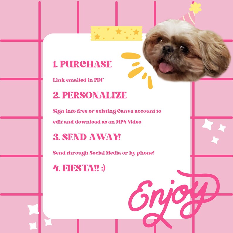 Editable Si Pudo Pink Graduation Party Video Invitation – Grad Video ...