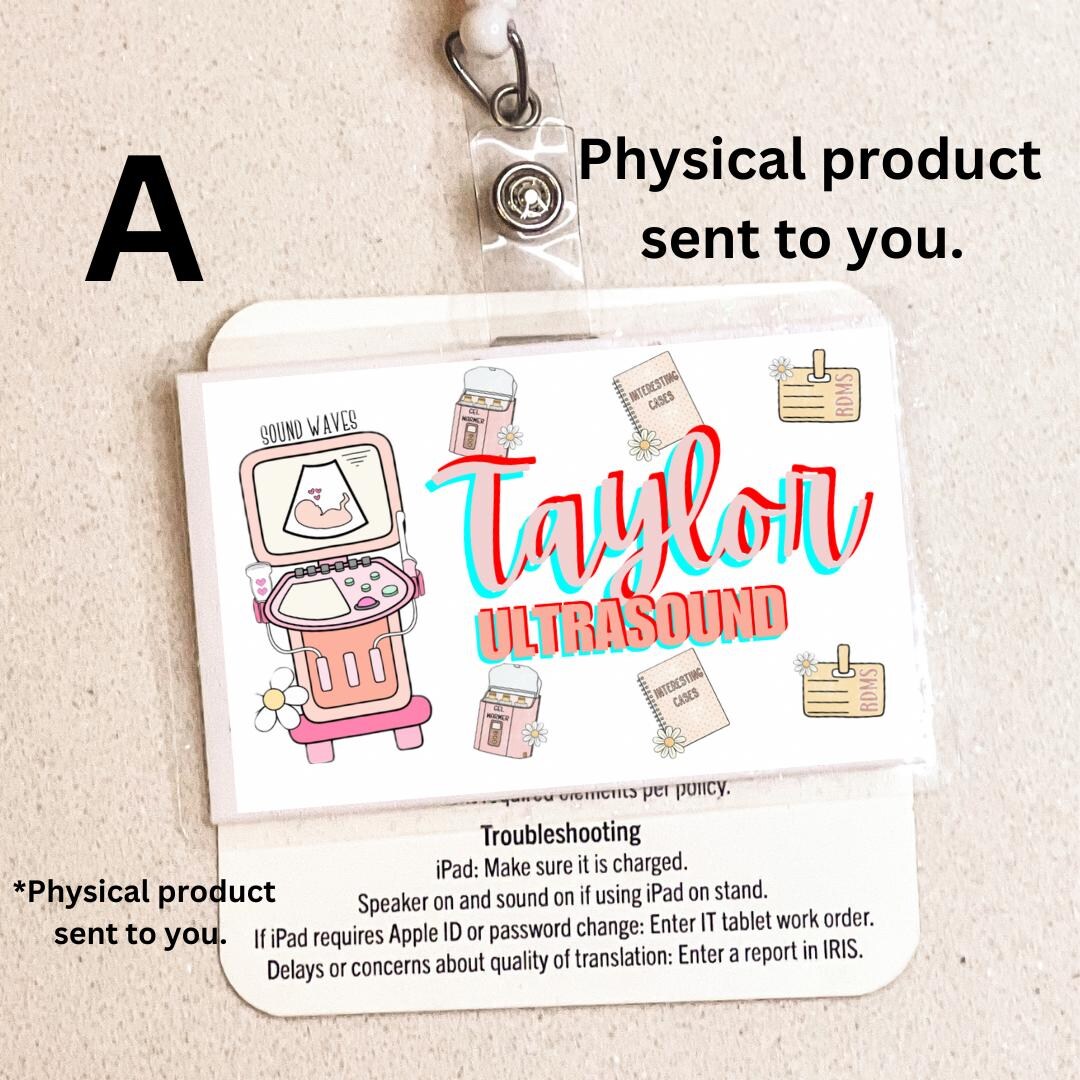 Custom ID Badge | Badge Buddy | ID Name Tag | Laminated | Horizontal ...