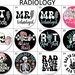 Radiology Rad Tech Badge Reel | Interchangable Top Option - X-ray - CT ...