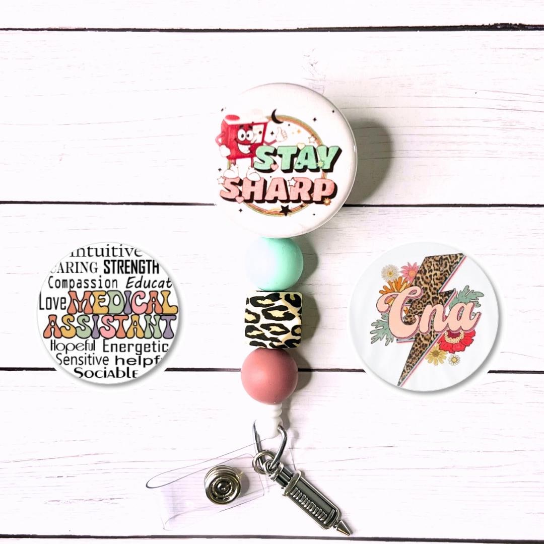 General Medical Velcro Badge Reel - Etsy