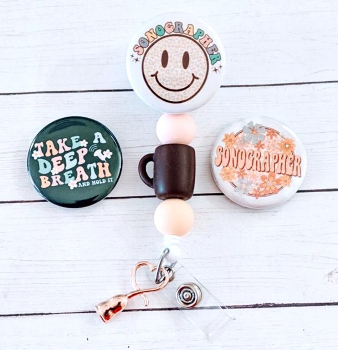 Ultrasound Velcro Badge Reel - Etsy